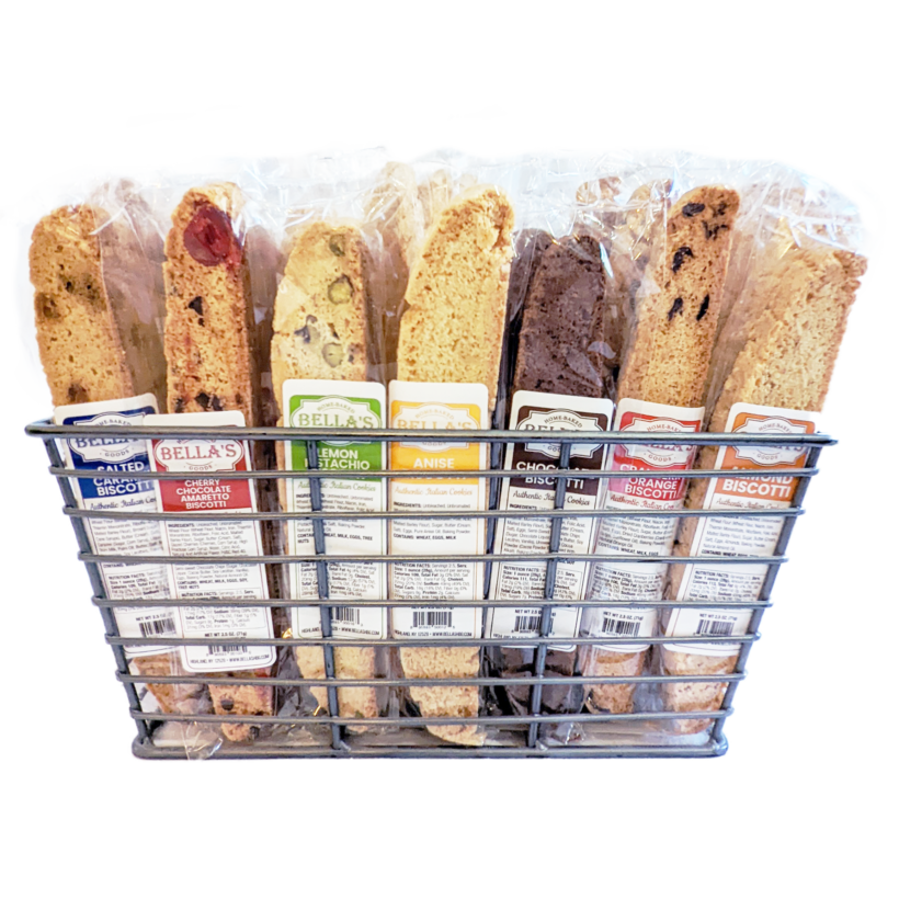 Baker's Dozen Biscotti Singles - Bella's Home Baked Goods