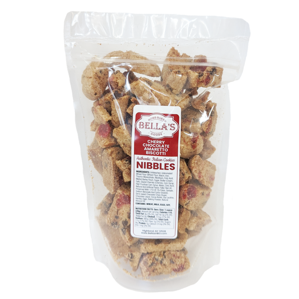 Cherry Chocolate Amaretto Nibbles - Bella's Home Baked Goods